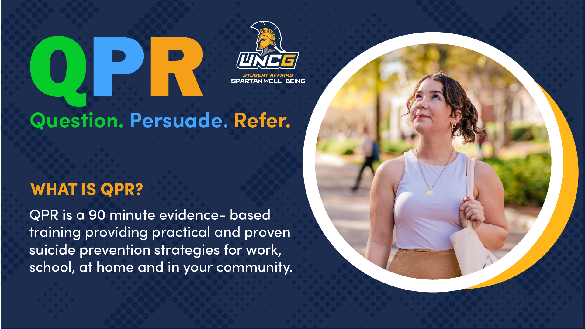 Question. Persuade. Refer | Student Health Services